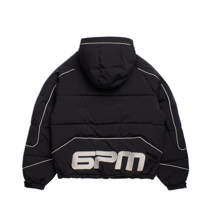 Half Zip Pullover Puffer Jacket Black | 6PM®