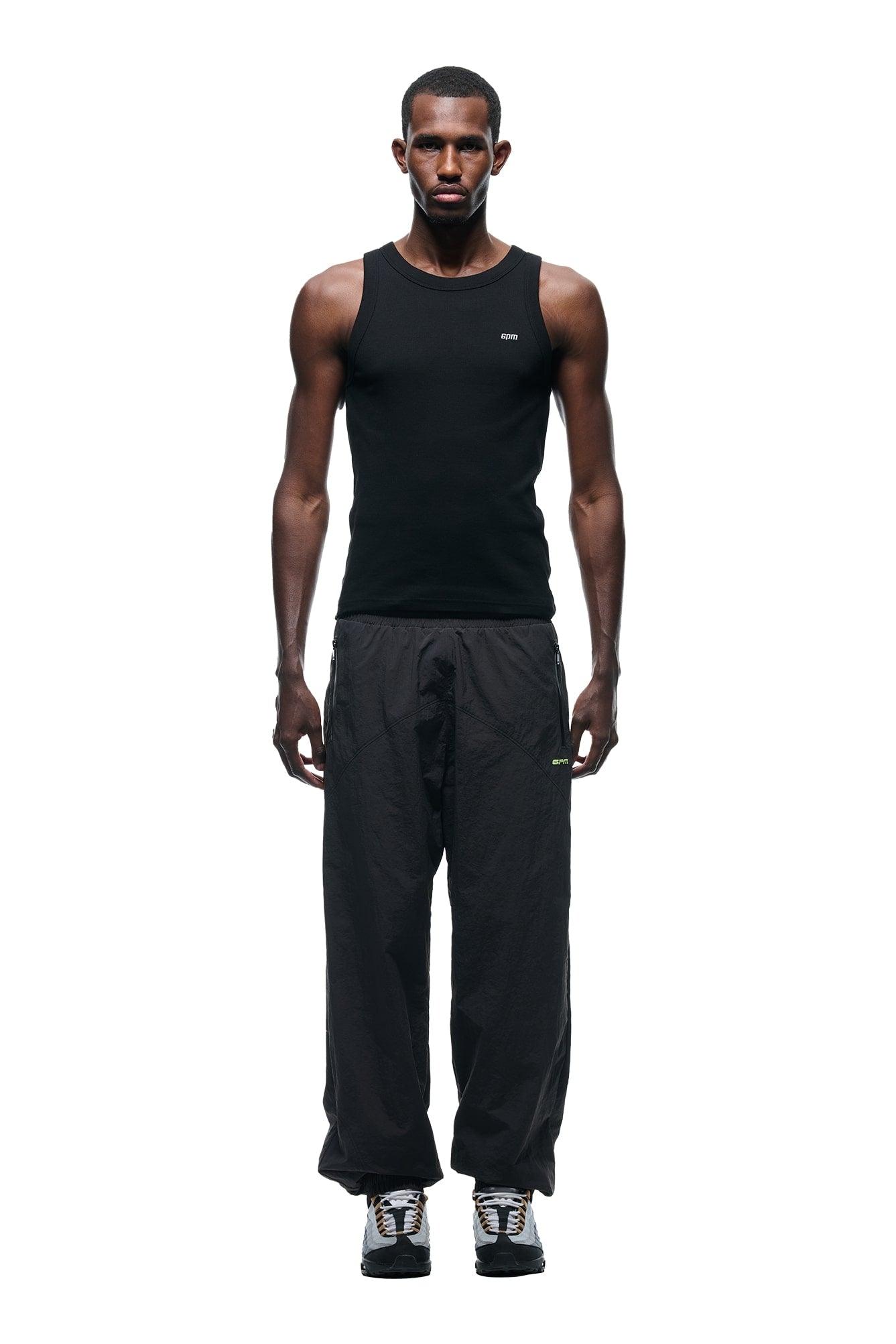 Crinkle Track Pants Iron Grey | 6PM®
