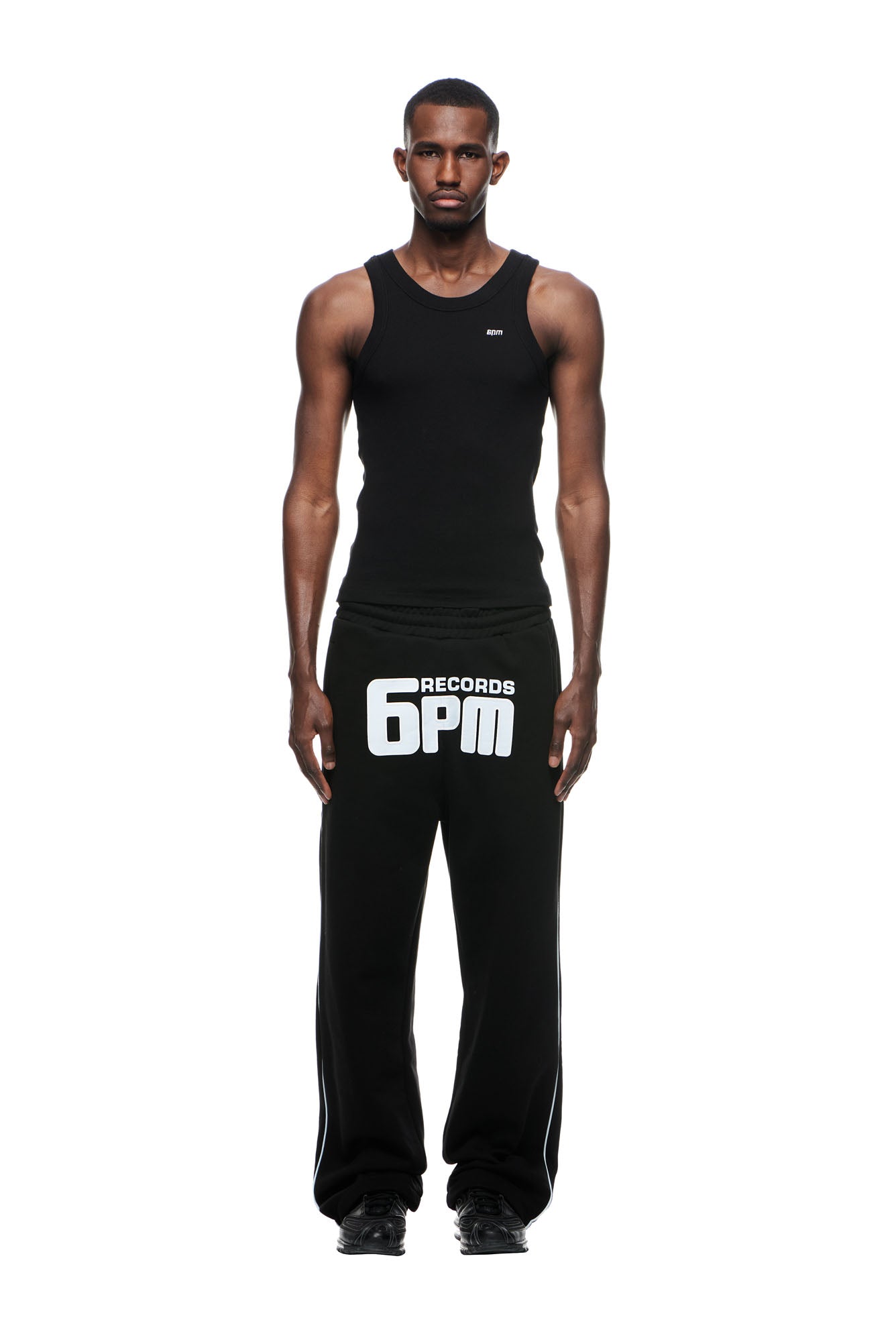 Records Open Leg Jogger Black | 6PM®