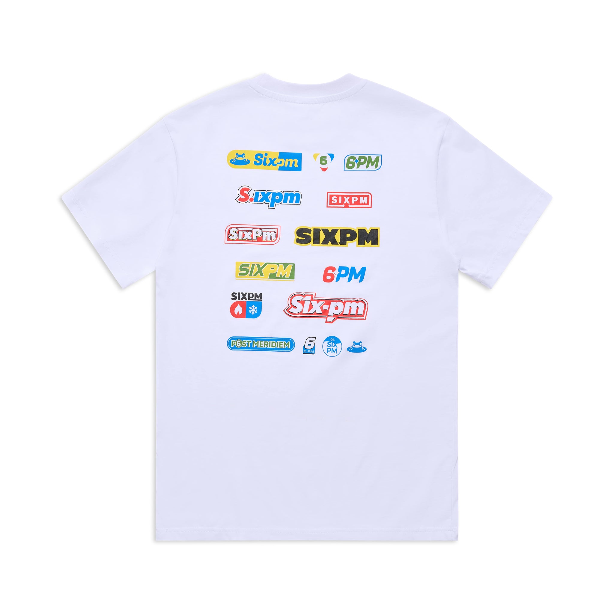 Multi Logo Tee White | 6PM®