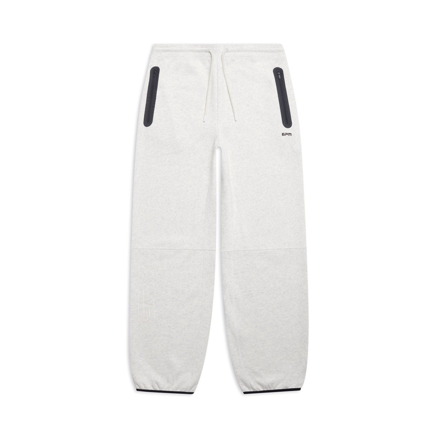 Wide Roadman Pants Light Grey Melange | 6PM®