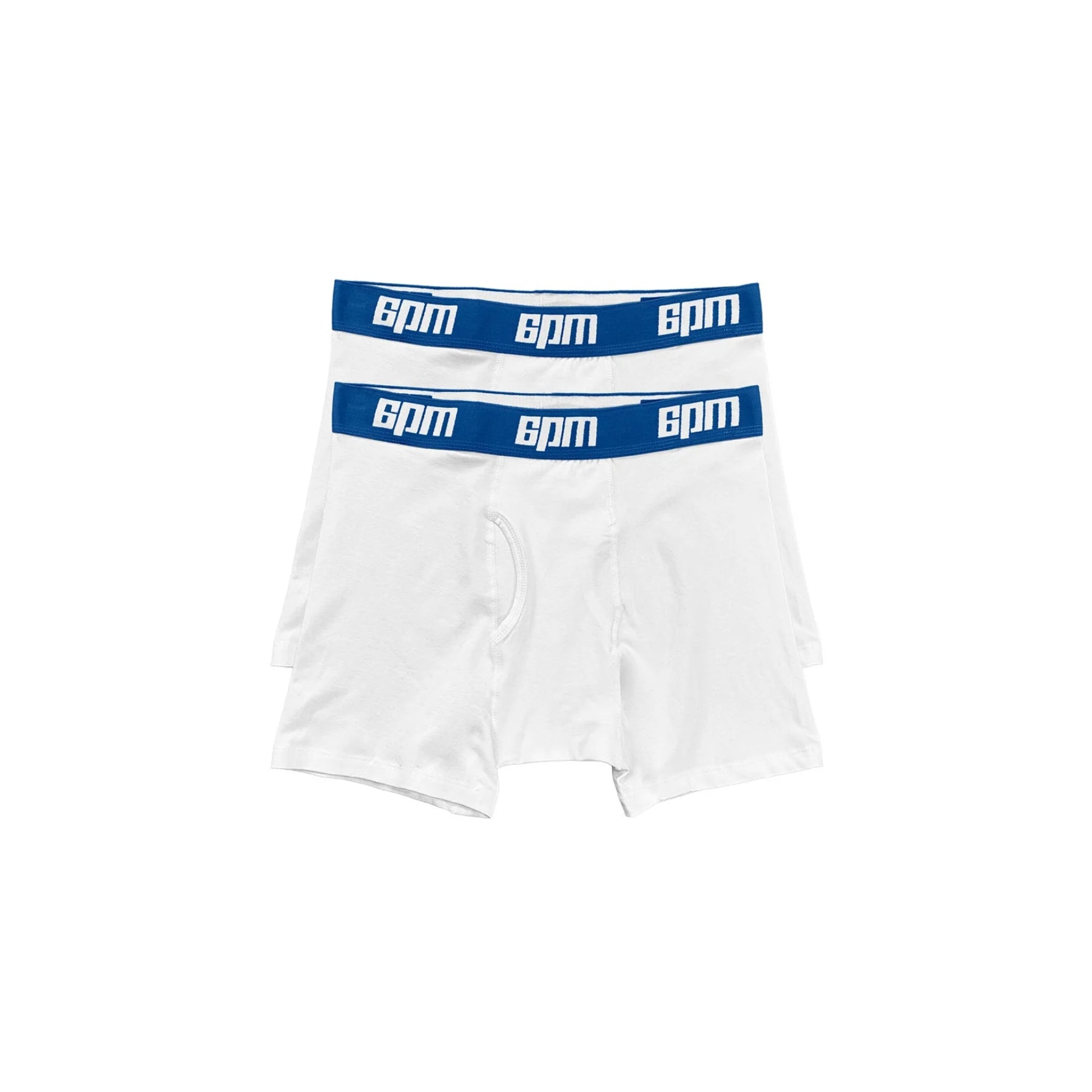 Boxer Shorts White / Princess Blue (2-Pack)